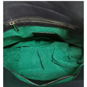 MADISON MAISON Quilted Fleur De Lis Shoulder Bag