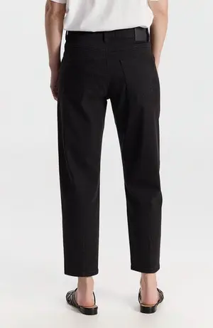 Ronen Chen Brisbane Straight-leg Cropped Trousers - Black