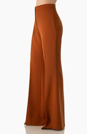 IVONNE High-rise Semi-flare Trousers