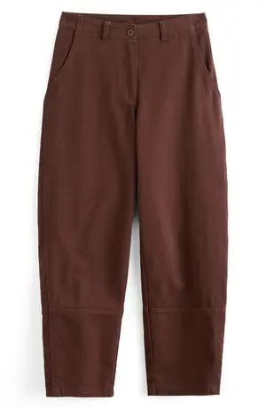 SEASALT CORNWALL Painted Forms Organic Cotton Crop Trousers