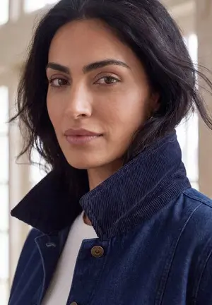 JESSICA LONDON Classic Denim Barn Jacket