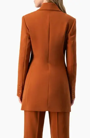 IVONNE Single-button Blazer With Tuxedo Lapel