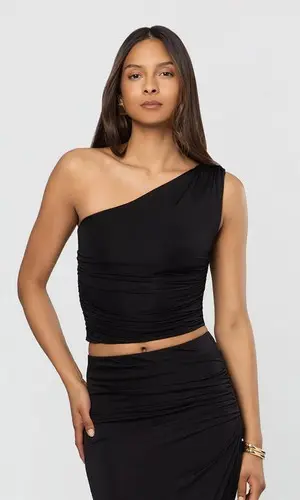 Generation Love Hadley Sheen Jersey Top Black