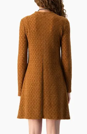 IVONNE Charm-detail Knit Sheath Dress