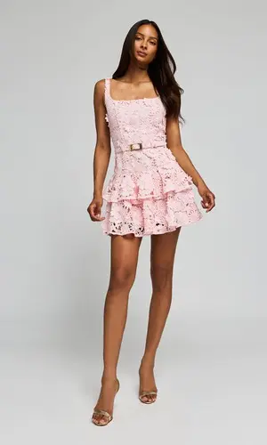 Generation Love Lisette 3d Lace Dress - Ballet Slipper