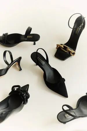SERENA UZIYEL Catena High-heel Ankle Sandals