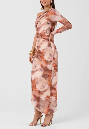Rachel Rachel Roy Noa One-shoulder Midi Dress