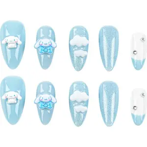 3H NAILS Cinnamoroll 3d Almond Press-on Nails - Multicolor