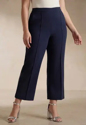 JESSICA LONDON Wide-leg Crop Pant