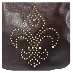 MADISON MAISON Studded Leather Shoulder Bag