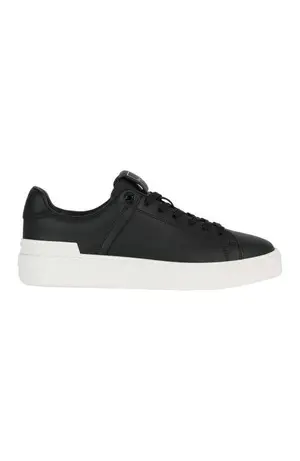 Balmain B-court Smooth Leather Trainers Multicolor