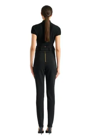 Balmain Stretch Trousers With Belt