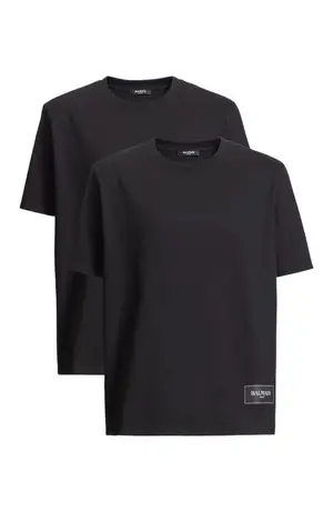 Balmain Pack Of 2 Vintage T-shirts - Black