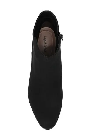 LIFESTRIDE Eloise Block Heel Ankle Boot - Black Wc