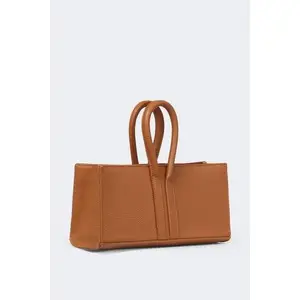 MESCH Mini Sally Leather Tote - Caramel