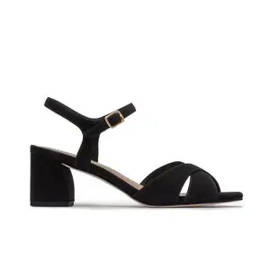 Bernardo Ginni Mid Heel Sandal Black