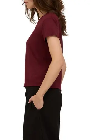 PROJECT SOCIAL T The Ultimate T-shirt - Dark Cherry