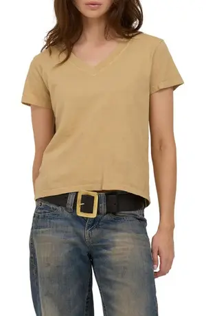 PROJECT SOCIAL T The Must Have V-neck T-shirt - Camel