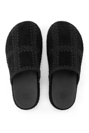 THE SAK Bryn Slip On Clog Black Patch