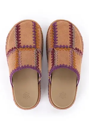 THE SAK Bryn Slip On Clog Harvest Patch