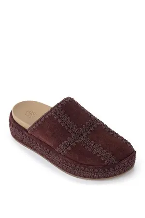 THE SAK Bryn Slip On Clog - Mahogany Patch
