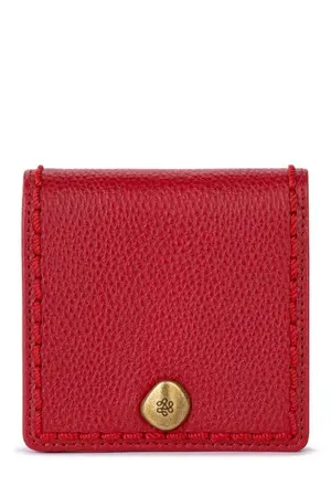 THE SAK Mira Small Leather Wallet - Scarlet