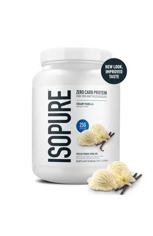 ISOPURE Zero Carb 100% Pure Whey Isolate Protein Powder Creamy Vanilla - None