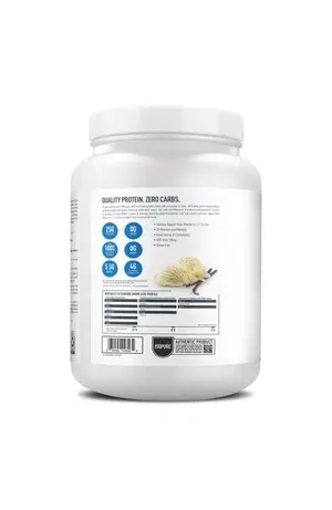 ISOPURE Zero Carb 100% Pure Whey Isolate Protein Powder Creamy Vanilla