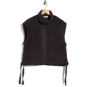 BEACHLUNCHLOUNGE Paxton Fleece Vest - Black