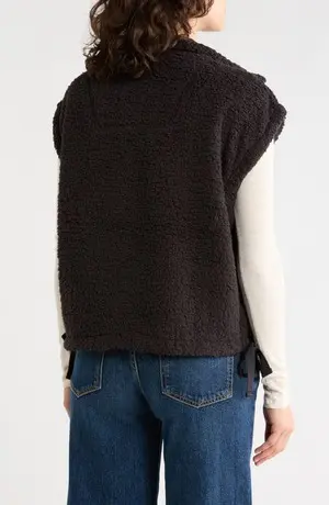 BEACHLUNCHLOUNGE Paxton Fleece Vest - Black
