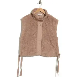 BEACHLUNCHLOUNGE Paxton Fleece Vest Camel
