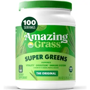 AMAZING GRASS Greens Blend Superfood Powder Original 1.76 Lb