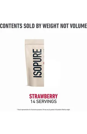 ISOPURE Low Carb High Protein Strawberry Whey Isolate Powder