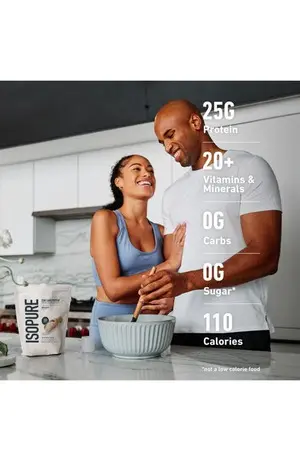ISOPURE Zero Carb Pure Whey Isolate Protein Powder Unflavored