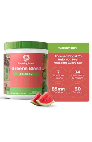 AMAZING GRASS Greens Blend Energy Watermelon Superfood Powder - None