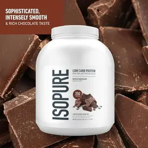 ISOPURE Low Carb Pure Whey Isolate Protein Powder Dutch Chocolate