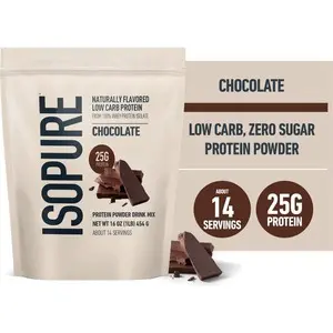 ISOPURE Low Carb 100% Whey Protein Isolate Chocolate Powder - None