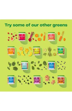 AMAZING GRASS Greens Blend Immunity Powder Elderberry Superfood Supplement 7.4 Oz