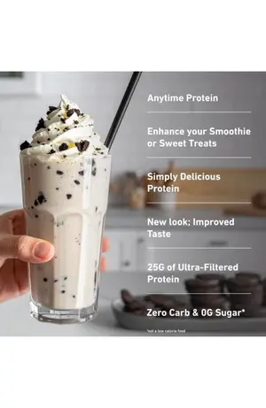 ISOPURE Zero Carb High Protein Whey Isolate Powder Cookies And Cream