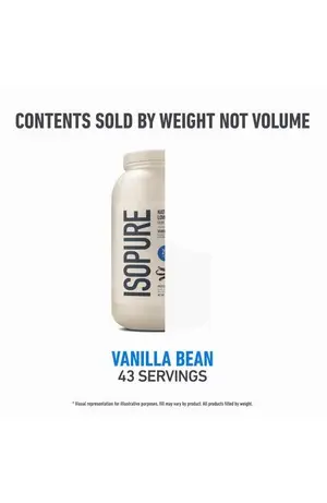 ISOPURE Low Carb Naturally Sweetened Vanilla Protein Powder