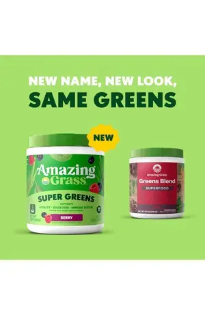 AMAZING GRASS Green Superfood Powder Berry Nutritious Supplement