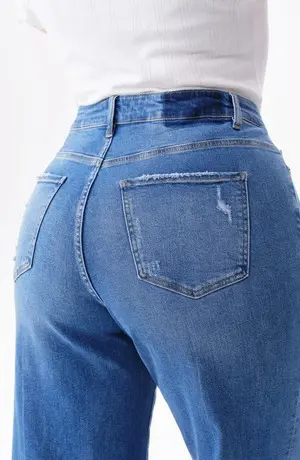 BAYEAS High Waist Wide Leg Jeans