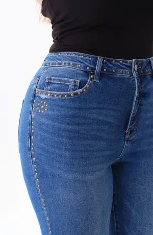 BAYEAS High Waist Bootcut Jeans