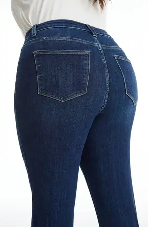 BAYEAS Raw Hem Straight Leg Jeans