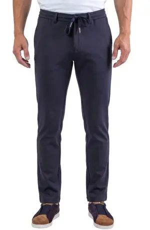 MACEOO Stretch Drawstring Waist Trouser Pants