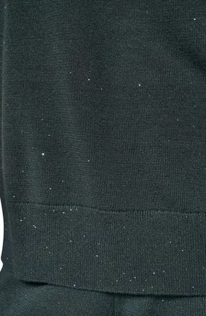 Donna Karan New York Metallic Cap Sleeve Sweater