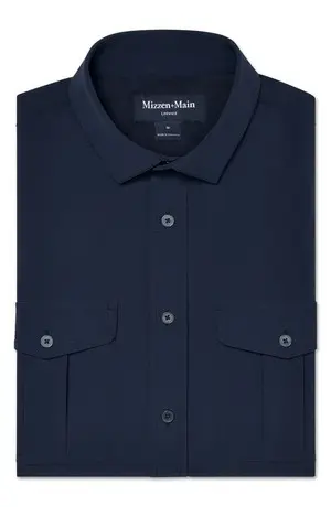 Mizzen+main Leeward Tailgate Performance Short Sleeve Button Up Shirt