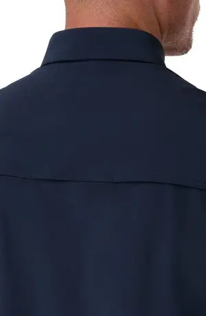 Mizzen+main Leeward Tailgate Performance Short Sleeve Button Up Shirt
