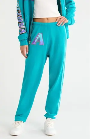 Aviator Nation Arizona Diamondbacks Logo Joggers - Teal