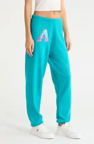 Aviator Nation Arizona Diamondbacks Logo Joggers - Teal